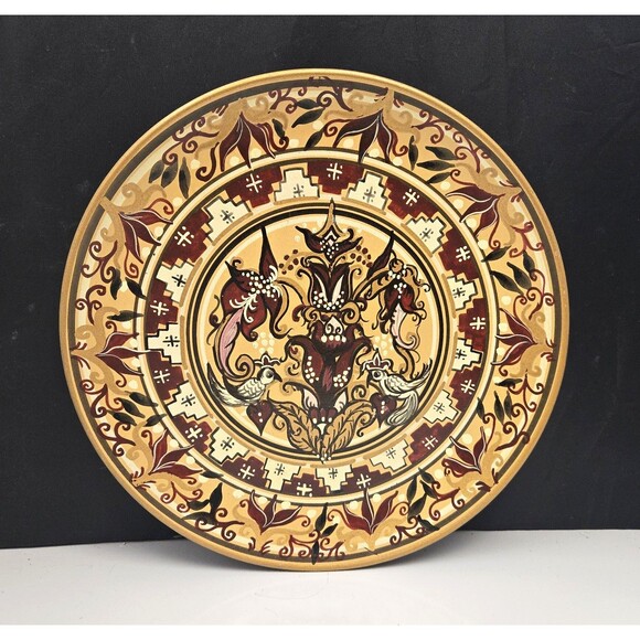 Handmade | Accents | Greek Byzantine Art Pottery Plate Hand Painted ...